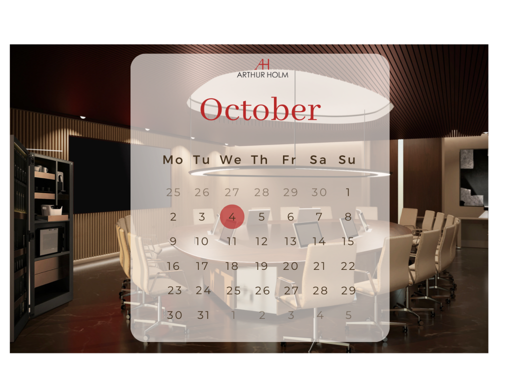 What’s on in October? - Arthur Holm